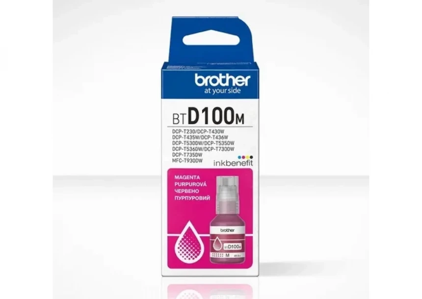 Kertridž Brother BTD100M Ink bočica Magenta 5K