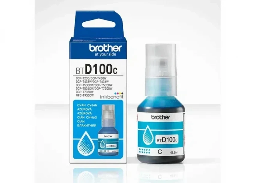 Kertridž Brother BTD100C Ink bočica Cyan 5K