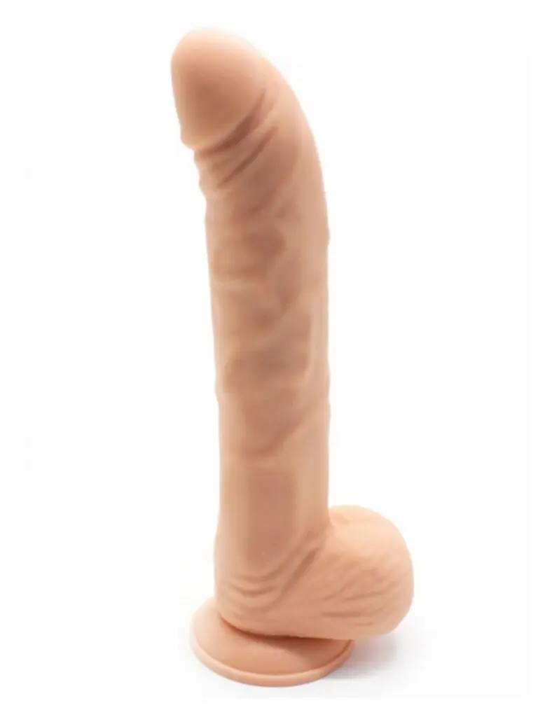 Dildo, Silikonski, 22.5cm, Boja kože