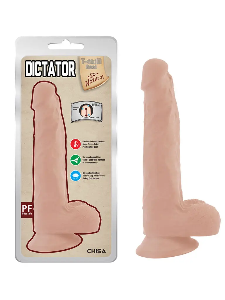 Dildo Dictator, 20.5cm, Boja kože