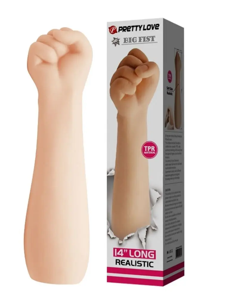 Dildo Pretty Love Big Fist, 3cm, Boja kože