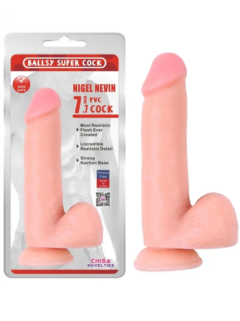 Dildo Nigel Nevin, 19cm, Boja kože