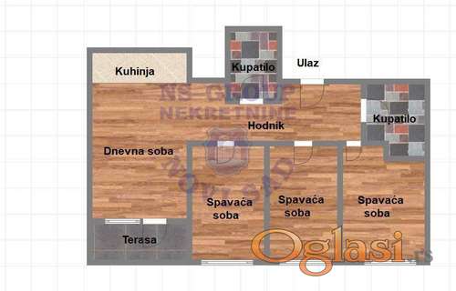 Cetvorosoban stan na Podbari!