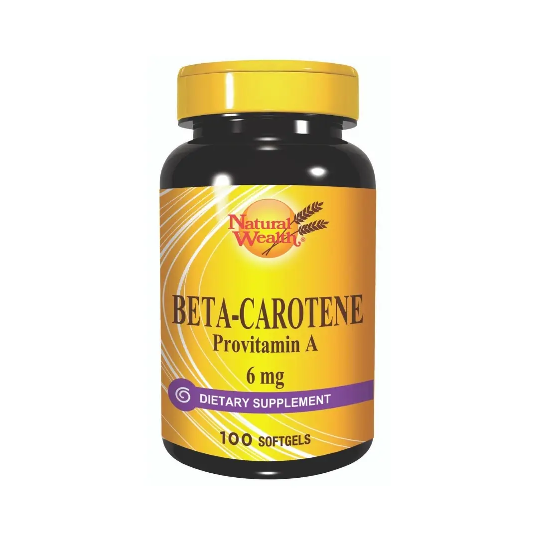 Natural Wealth Beta karoten/100 k 6mg kapsula