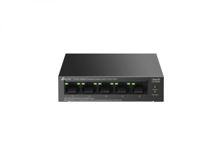 LAN Switch TP-Link LS105GP 5x1G/4PoE/65W
