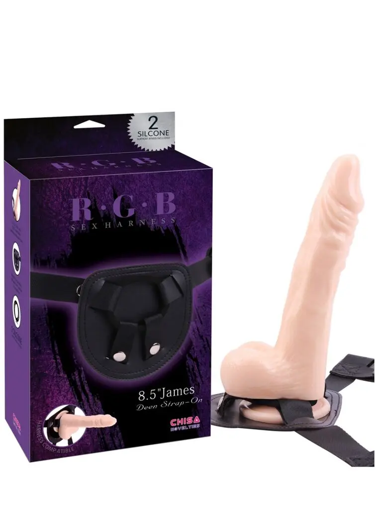 Strap On James Deen, 21cm
