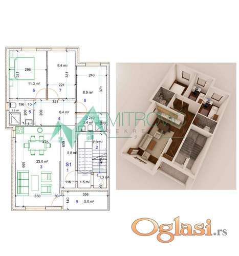 NOV STAN NA I SPRATU – 74 m² – MOGUĆNOST POVRATA PDV-a – KVALITETNA GRADNJA!