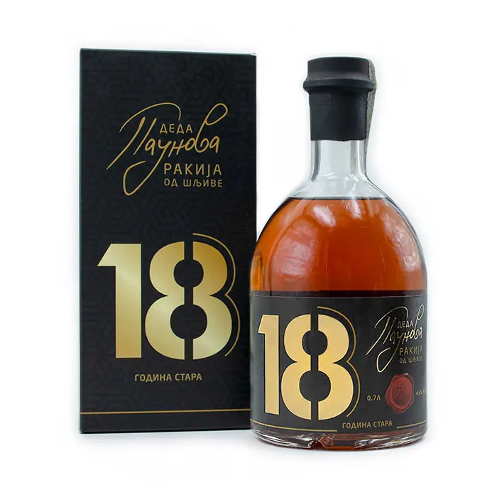 Deda Paunova Rakija od šljive 18 godina, 0.7l