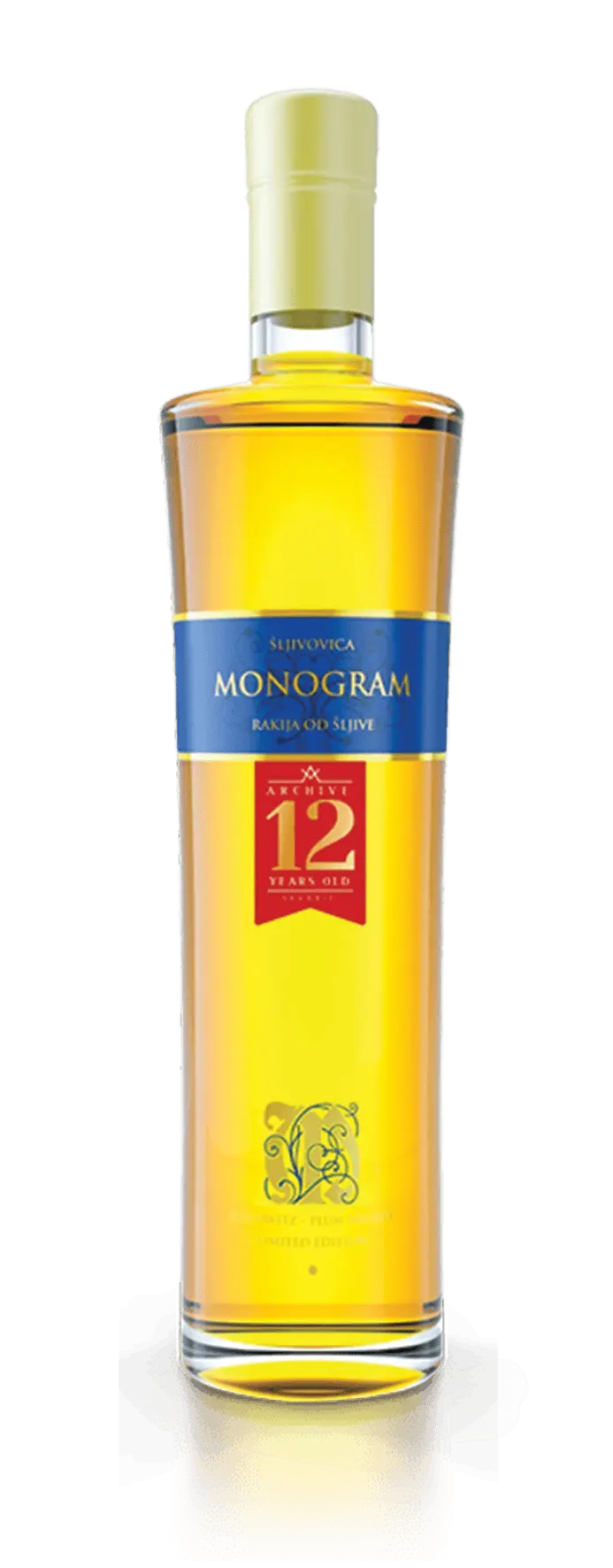 Monogram Rakija od šljive Arhiva 12 godina, 0.7l