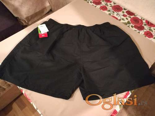 Kvalitetan muski sorts Fashion u velikom broju 7XL Crni Novo