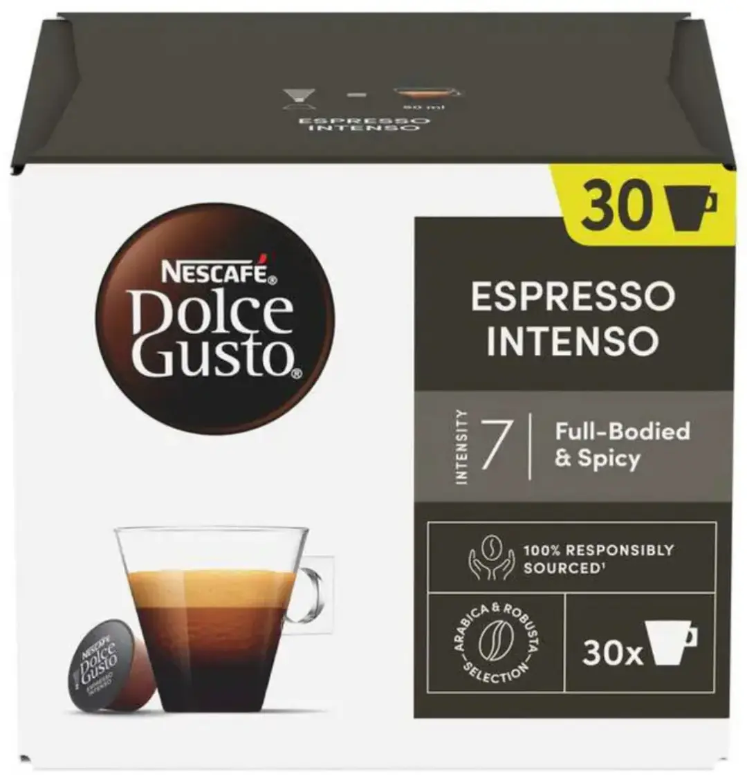 Nescafe Dolce Gusto Kapsule za kafu Espresso Intenso, 30 kapsula, 210 g
