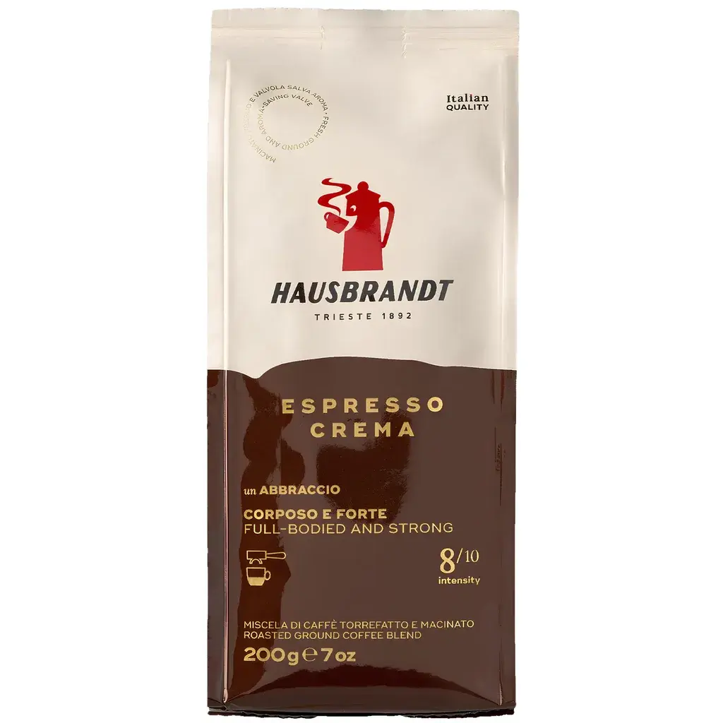 Hausbrandt Mlevena espresso kafa Crema, 200 g
