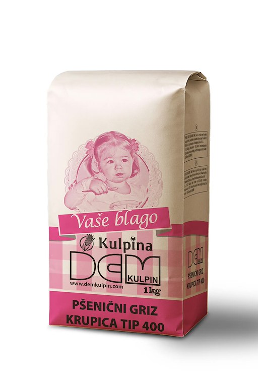 DEM Pšenični griz krupica T-400, 1kg