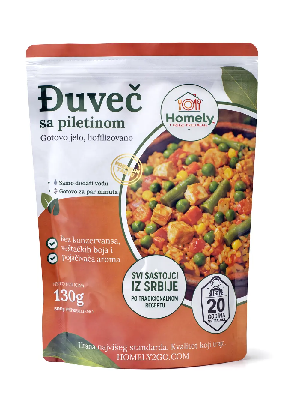Homely Đuveč sa piletinom 130g