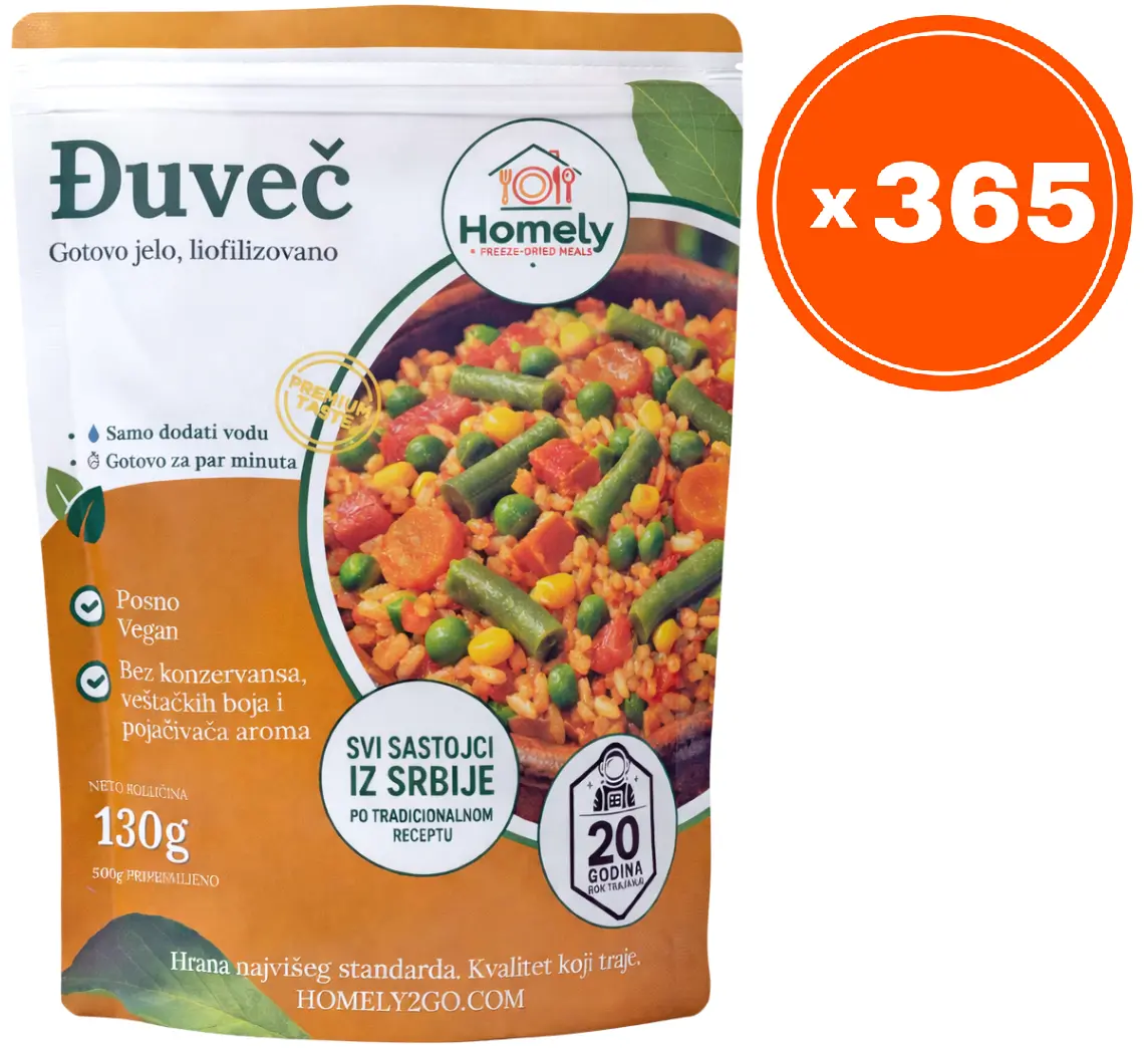 Homely Đuveč 130g, 365 komada