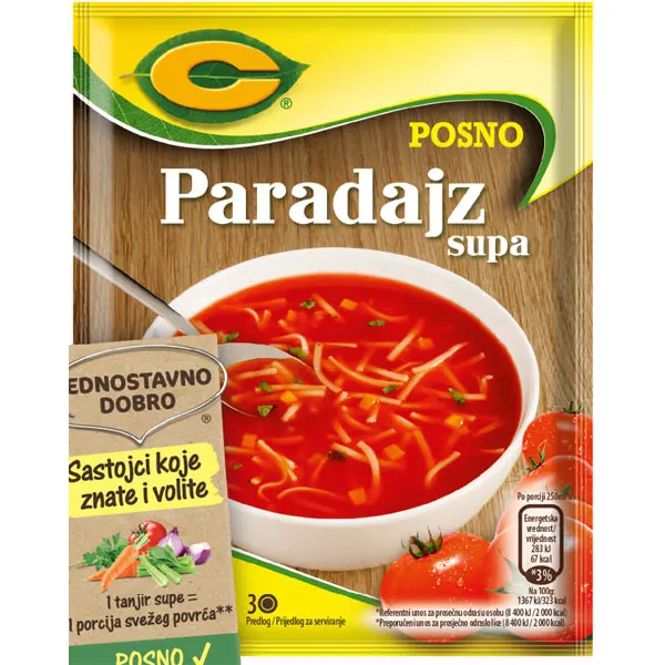 C Supa paradajz sa testeninom, 62g