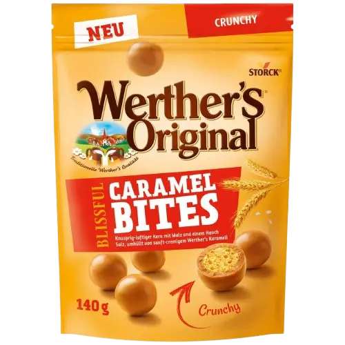 Storck Bombone Caramel bites original, 140g