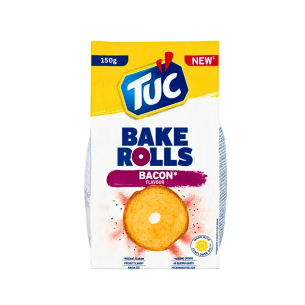 Tuc Bake Rolls, Bacon, 150 g
