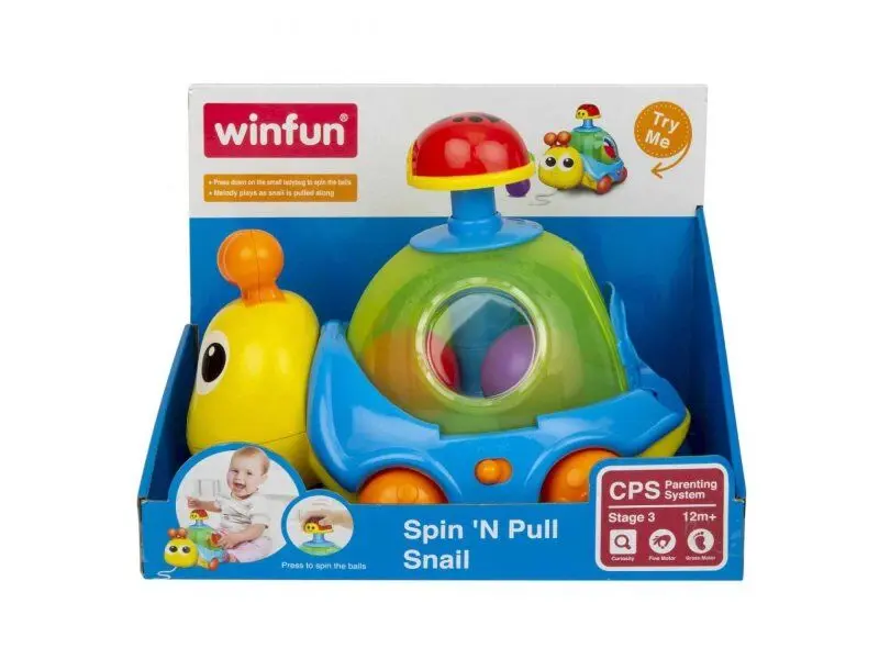 Win Fun Edukativna igracka Puž Spin N Pull 000674-NL