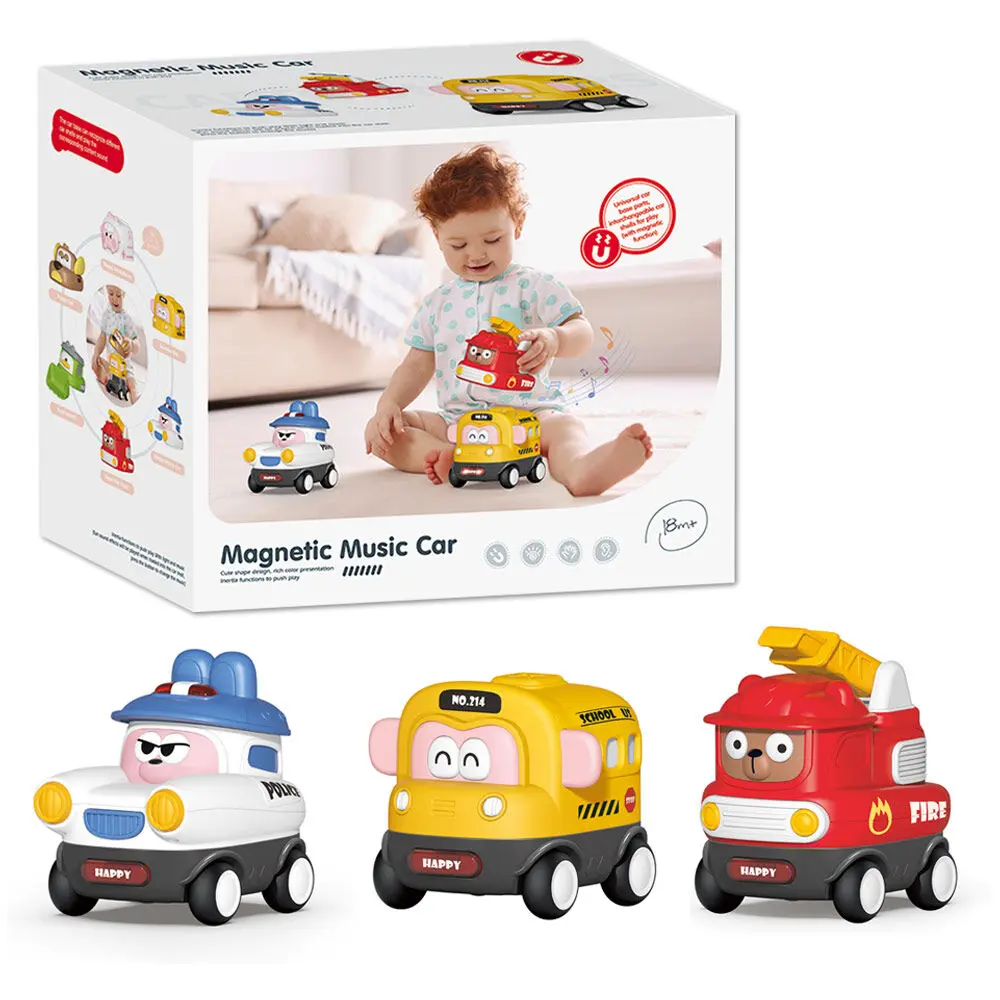 Set igračaka za bebe Vozila, 3 komada