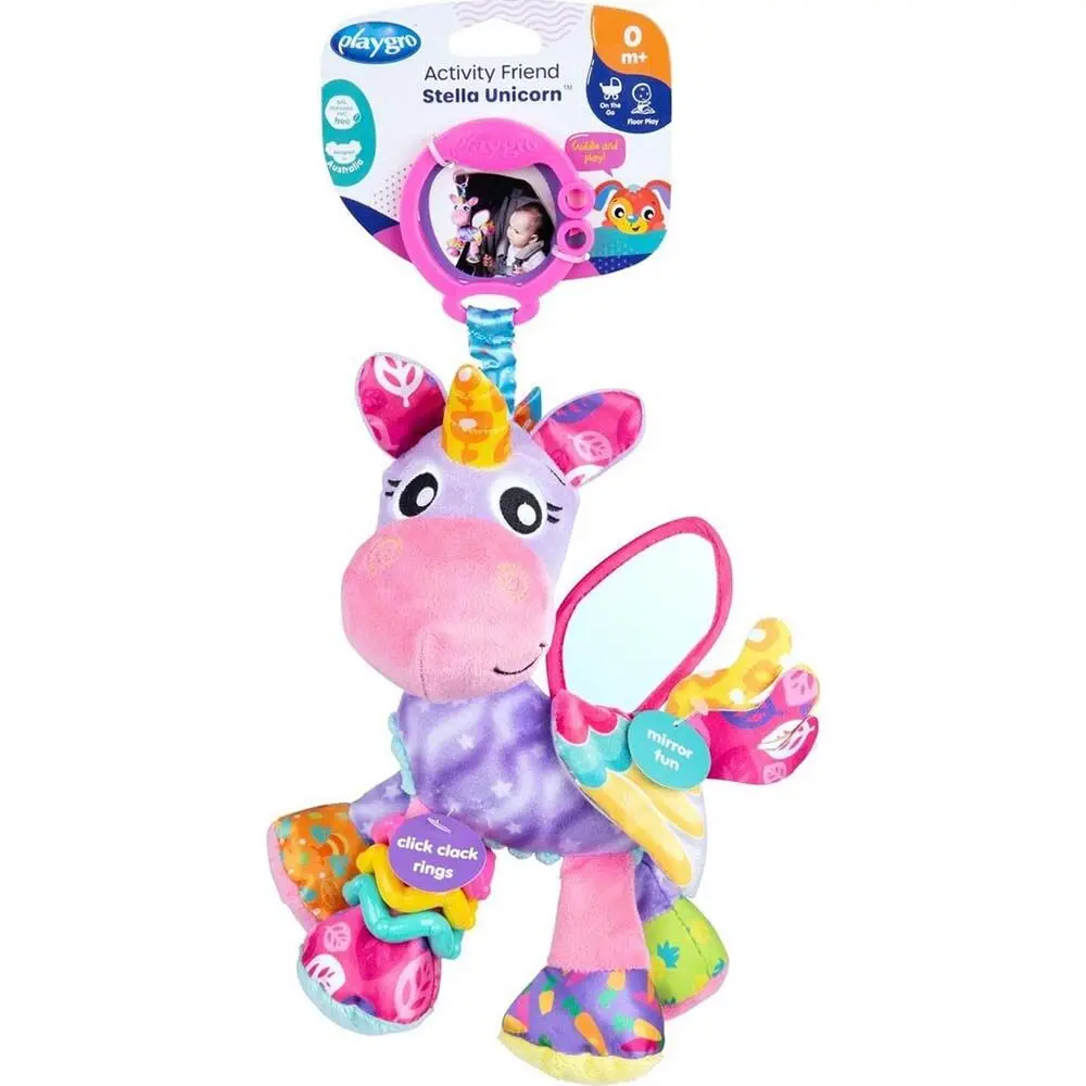 Playgro Zvečka za bebe jednorog Stella