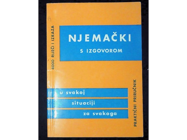 Nemački s izgovorom ➡️ 4000 reči ➡️ kao novo