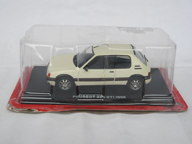 1:24 hachette peugeot 205 GTi