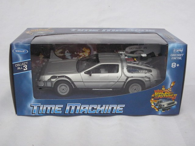 1:24 welly delorean time machine