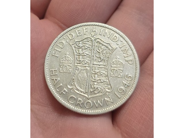 Srebrnjak Half Crown, Velika Britanija 1946.