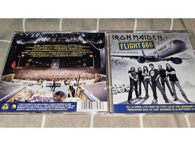 Iron Maiden - Flight 666 2CDa , ORIGINAL
