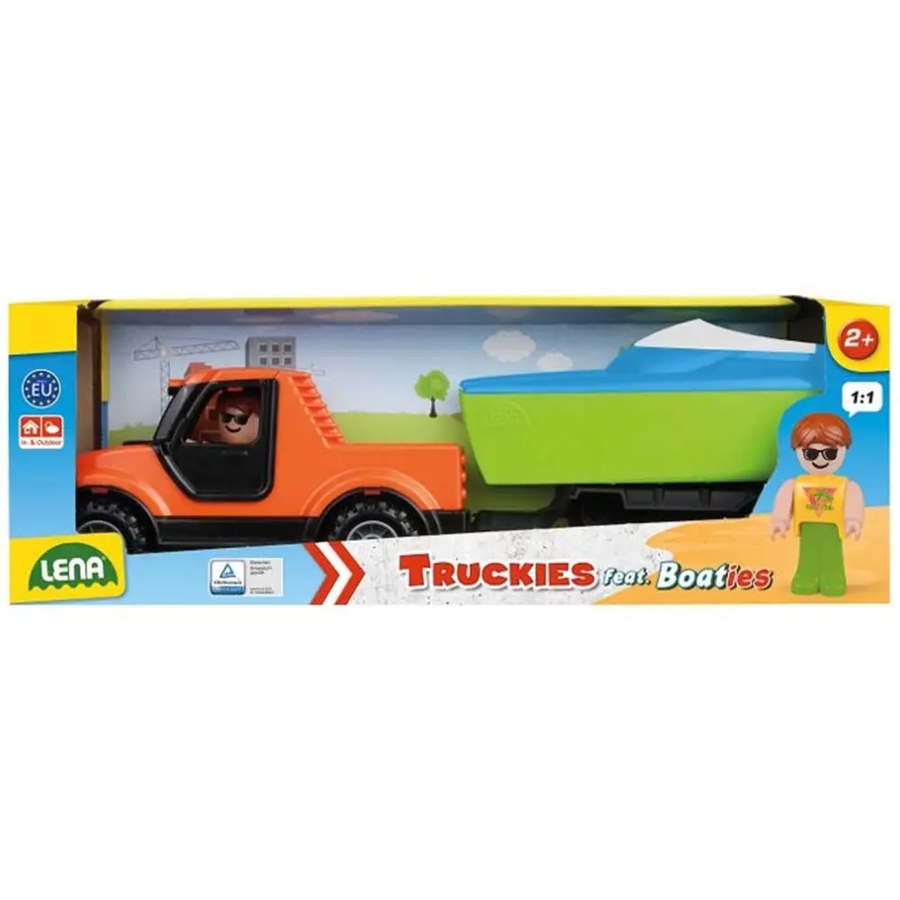 Lena Auto sa prikolicem i čamcem Truckies