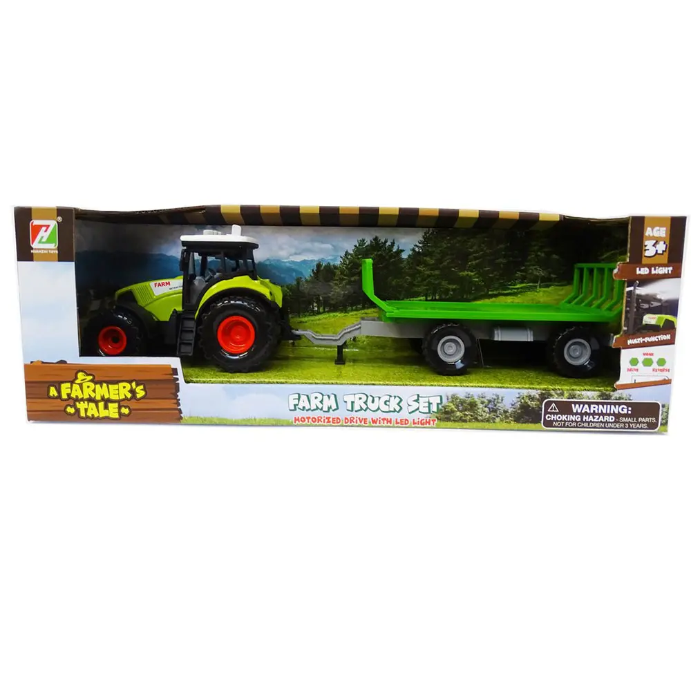 Traktor sa namenskom prikolicom