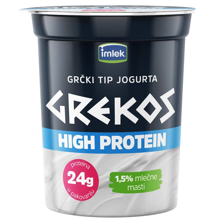 Jogurt high protein 1.5%mm 400g čaša grekos