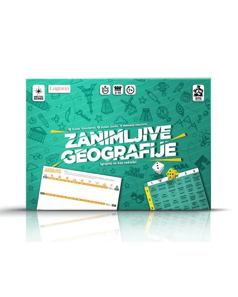 Zanimljiva geografska društvena igra