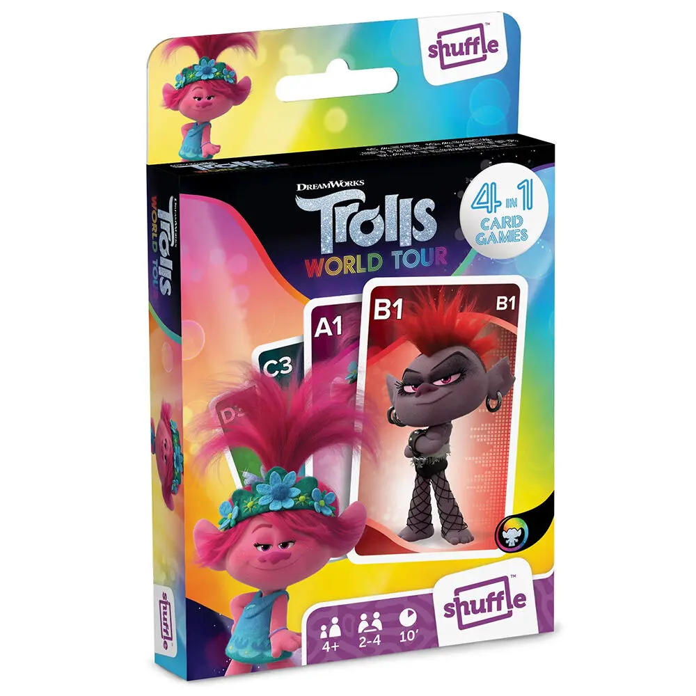 Karte za igru 4u1 Trolls