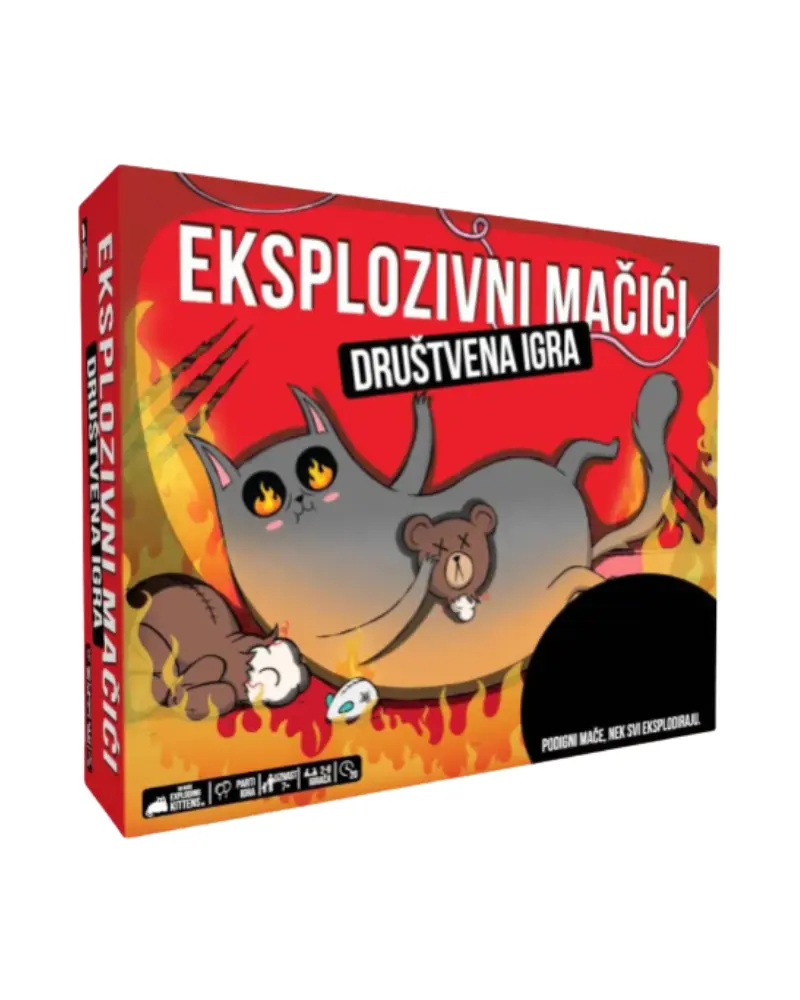 Eksplodiraјuće mačići Društvena igra Eksplodiraјuće mačići