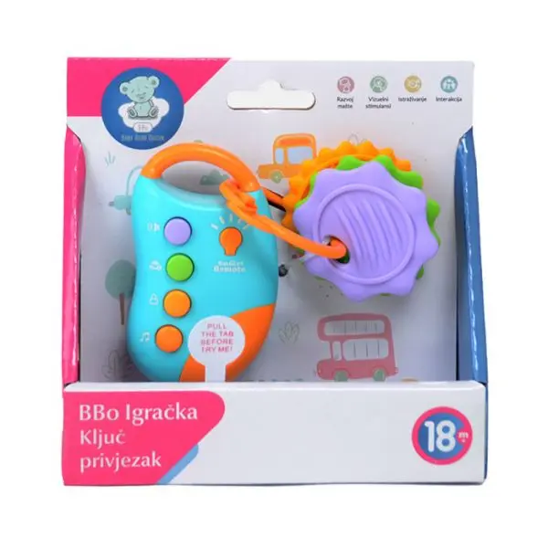 BBO Toys Dečija igračka ključ za auto 18m+ (HE0559)