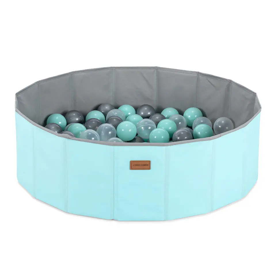 Aberto Design Bazen sa lopticama za decu Katlanir Top Havuzu 90, Menta