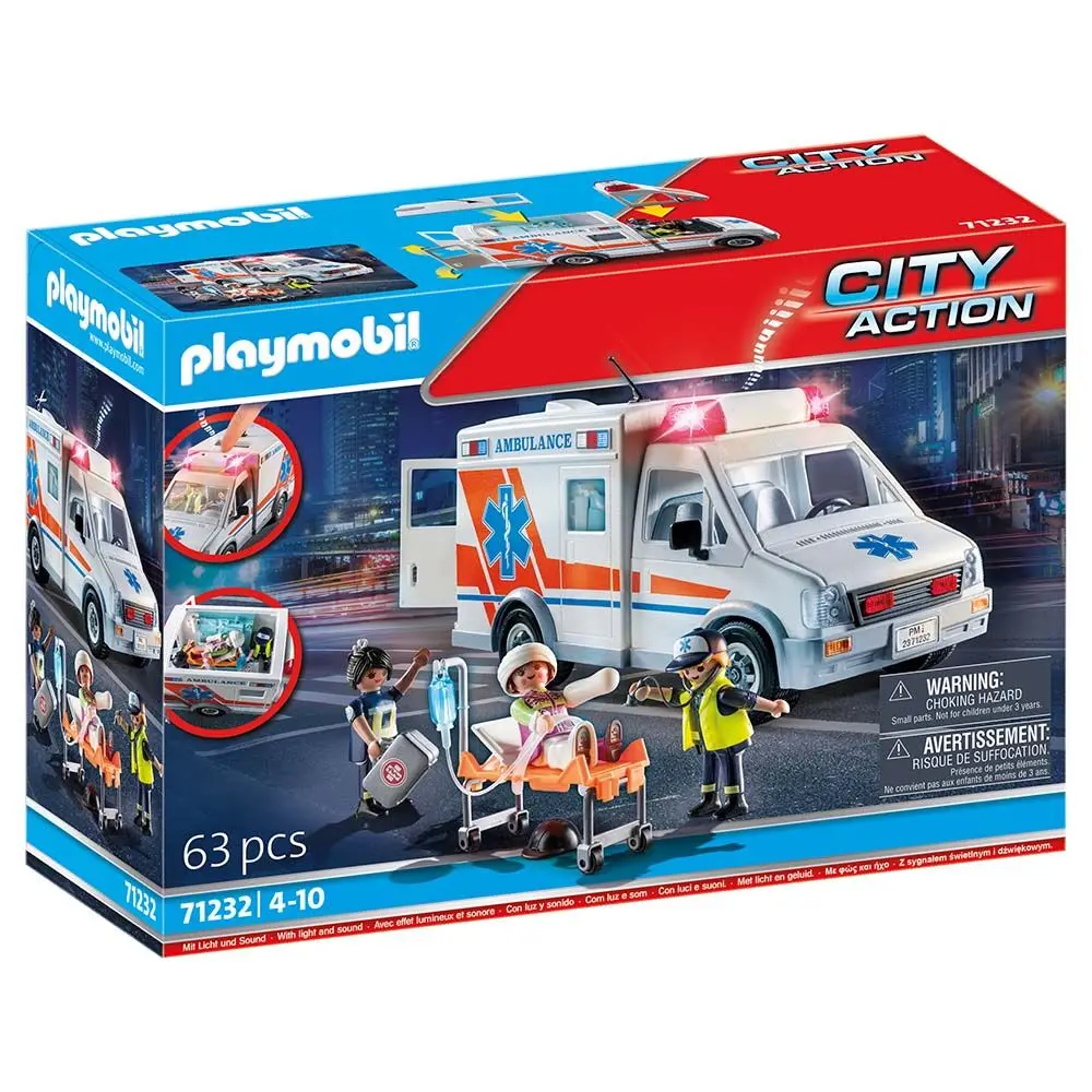 Playmobil Ambulatno vozilo City action