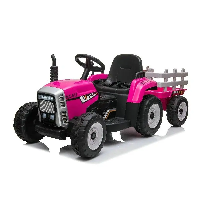 Premium Stil Traktor sa prikolicom sa daljinskim upravljanjem, Roze