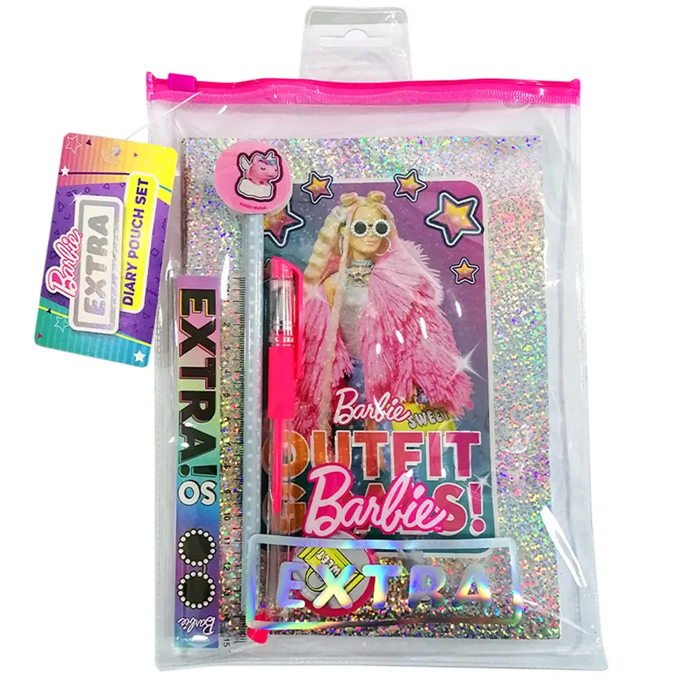 MATTEL Sveska sa olovkama i dodacima Barbie Tajni dnevnik