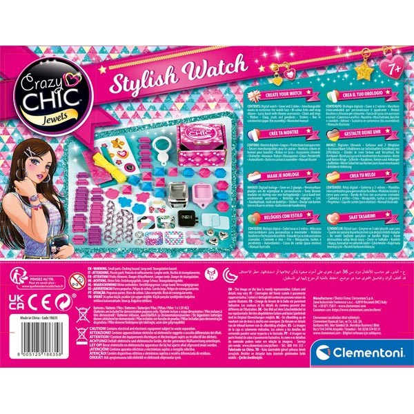 Crazy Chic DIY ručni sat set CL18635