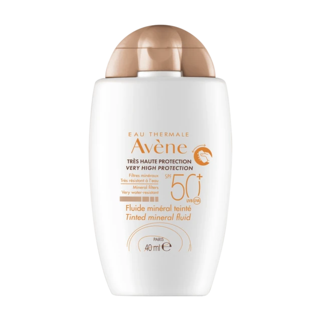 Avene Sun Mineralni fluid tonirani SPF50+, 40 ml