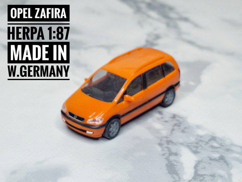 Opel Zafira Herpa 1:87 made in W.Germany