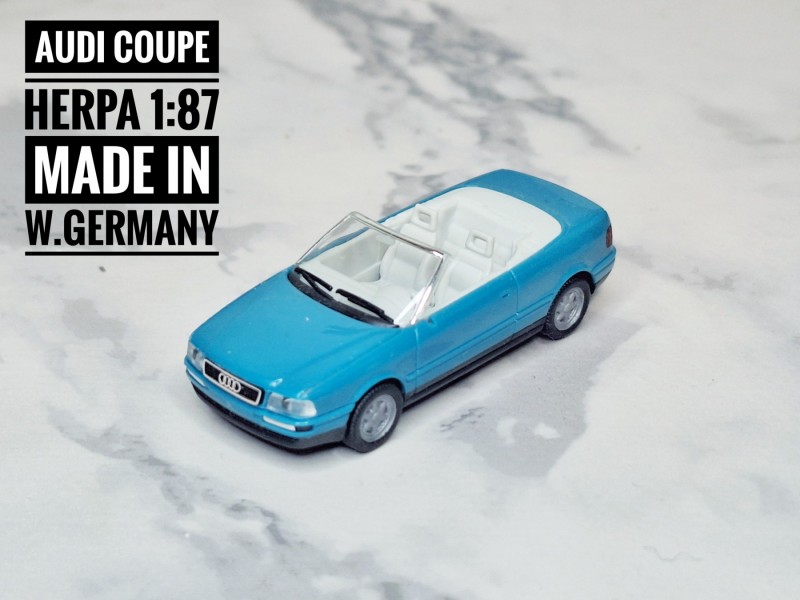 Audi Coupe Herpa 1:87 made in W.Germany