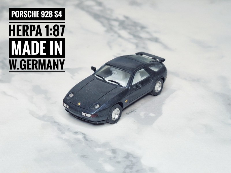 Porsche 928 S4 Herpa 1:87 made in W.Germany