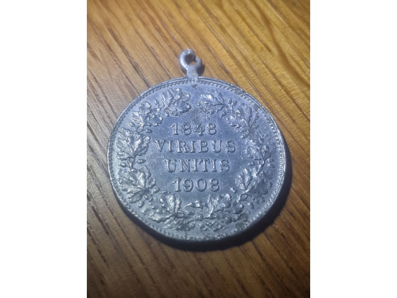 Austrougarska Medalja 1848-1908 F.Jozef