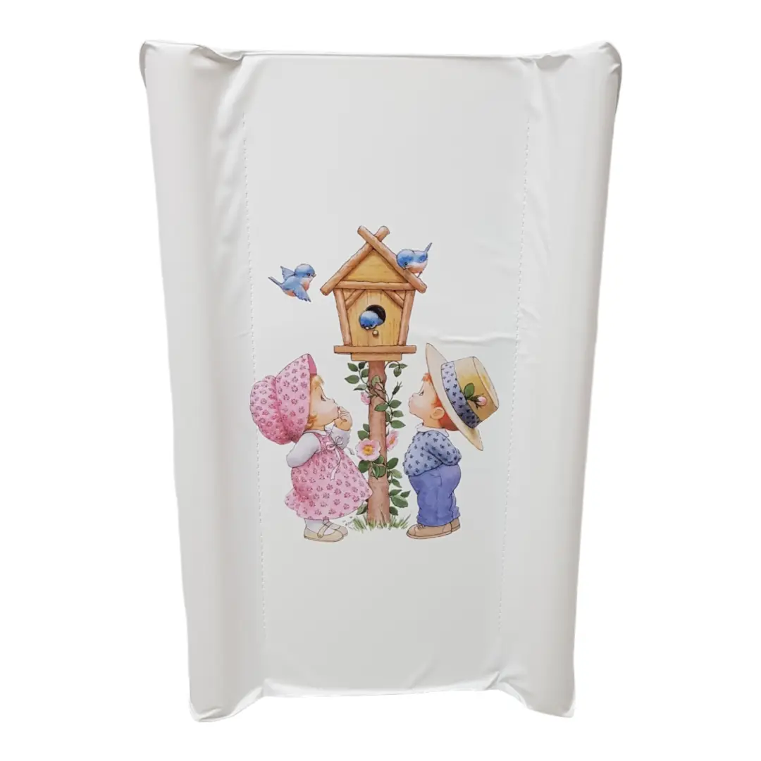 Mekana podloga za presvlačenje bebe Dečak i Devojčica, 80x49cm, Višebojna