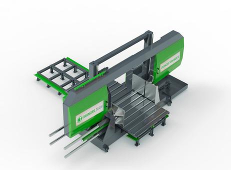 CRONOSSTECH CRONOSS 1100X1600 SY 1100X1600MM POLU-AUTOMATSKA TRAKA ZA TESTERU TIP STUBA - MOTORNI POGON ZA DOVOD MATERIJALA SA POSTOLJEM