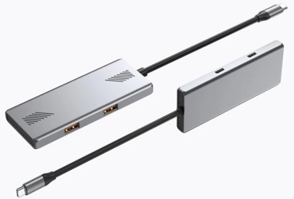 UHB-CM-U310-A2C2-01 Gembird 4-portni A + C USB 3.2 (Gen 2) Type-C hub